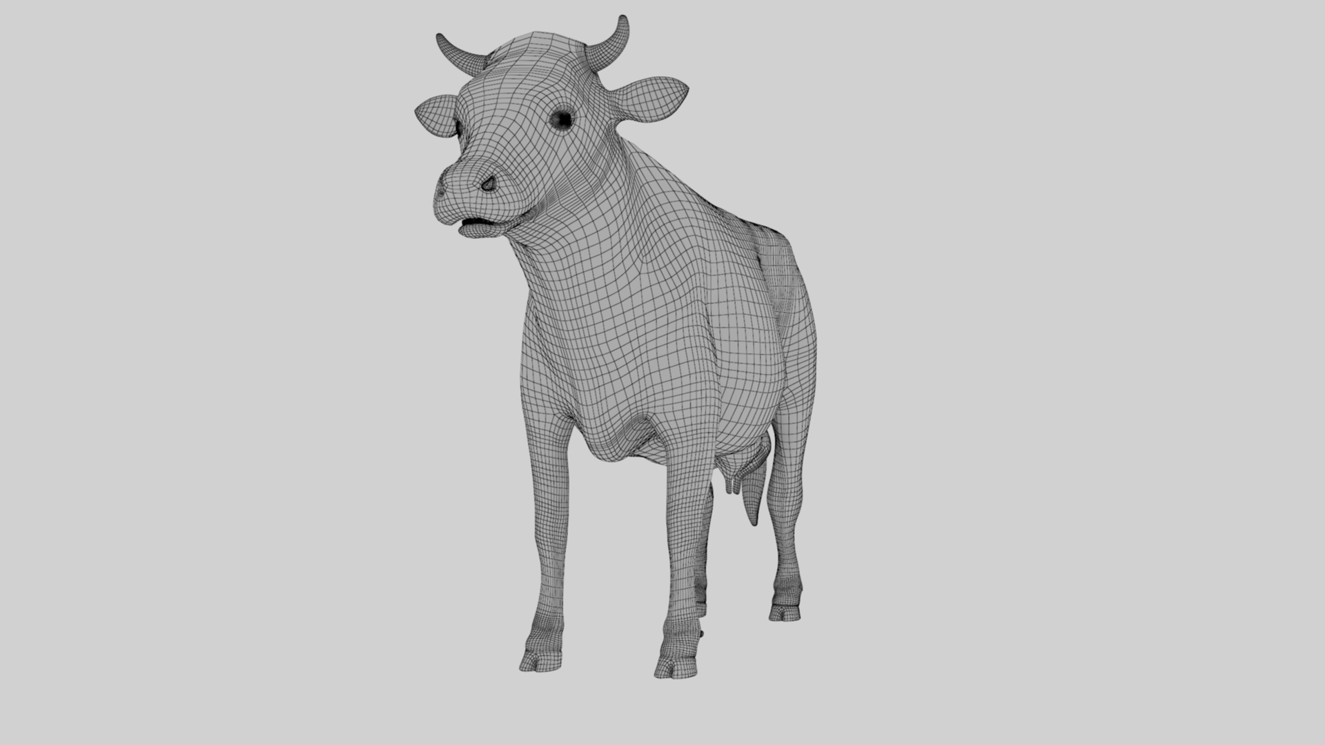 3D Low Poly Cow Poly Unwrapped 4 K model - TurboSquid 1956659