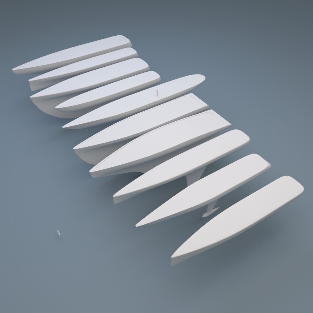3d Model Performance Sailboat Hull
