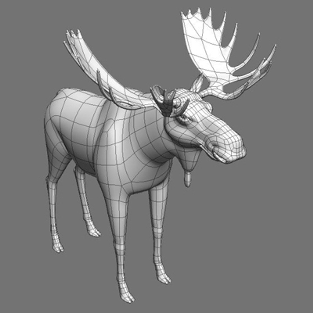 3d model of moose