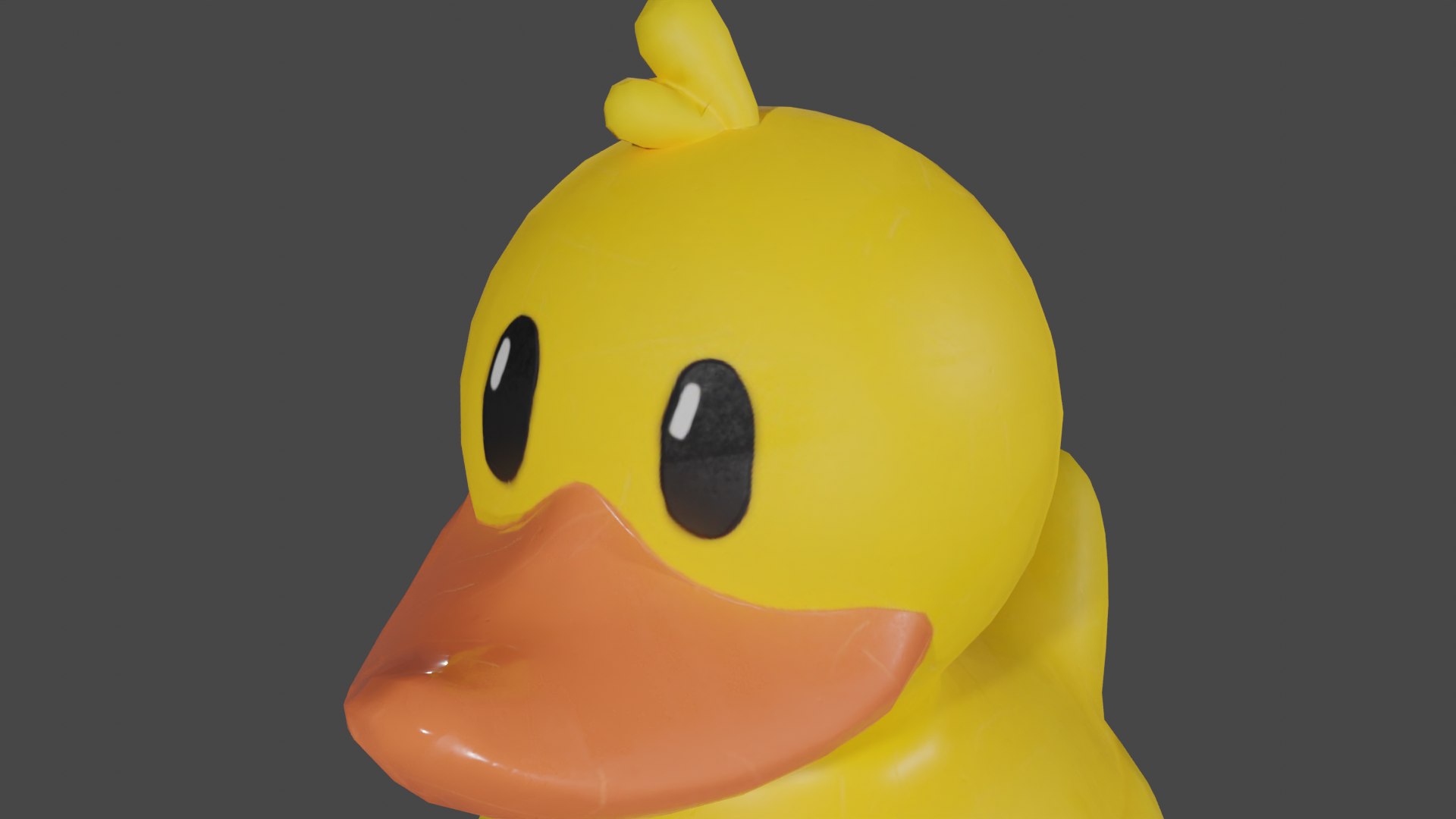 3D Cartoony Rubber Ducky Model - TurboSquid 2398593