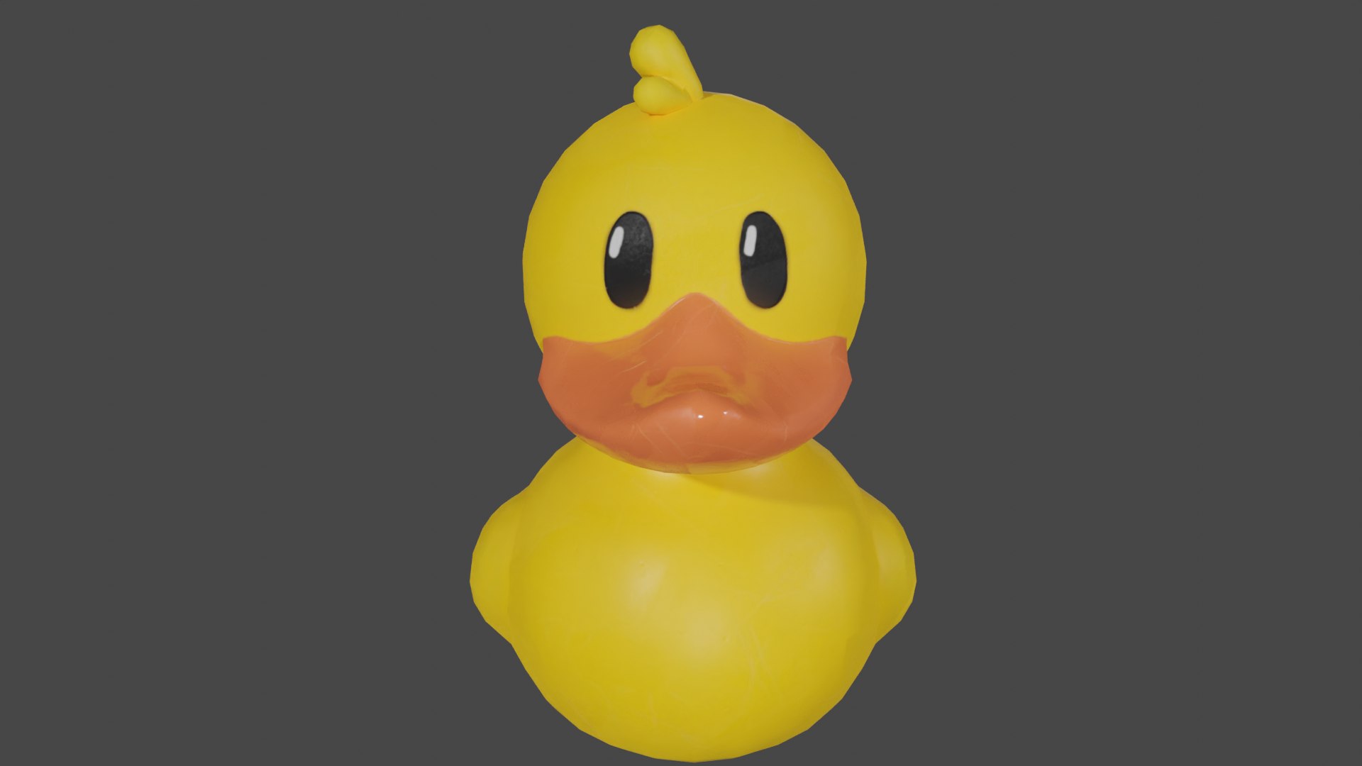 3D Cartoony Rubber Ducky Model - TurboSquid 2398593