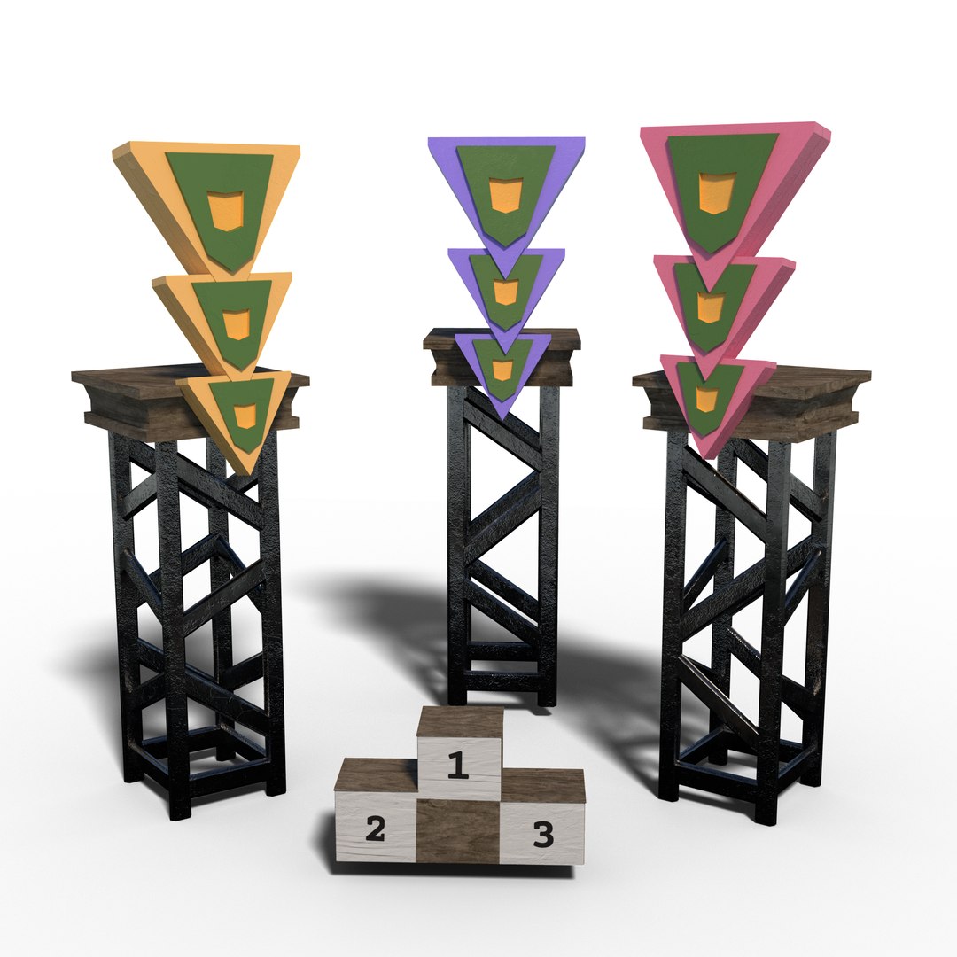 3D Winning Stage Podium Racing model - TurboSquid 2065133