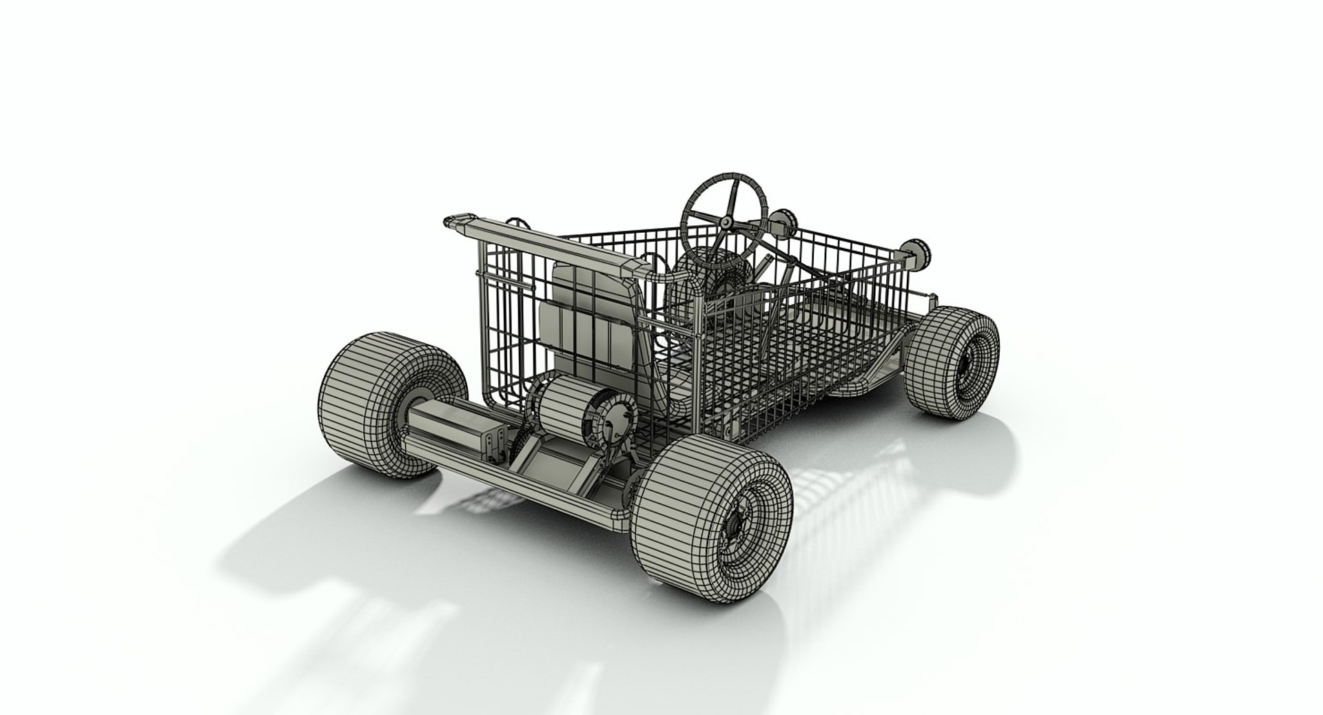 3D Shopping Kart - TurboSquid 1170519
