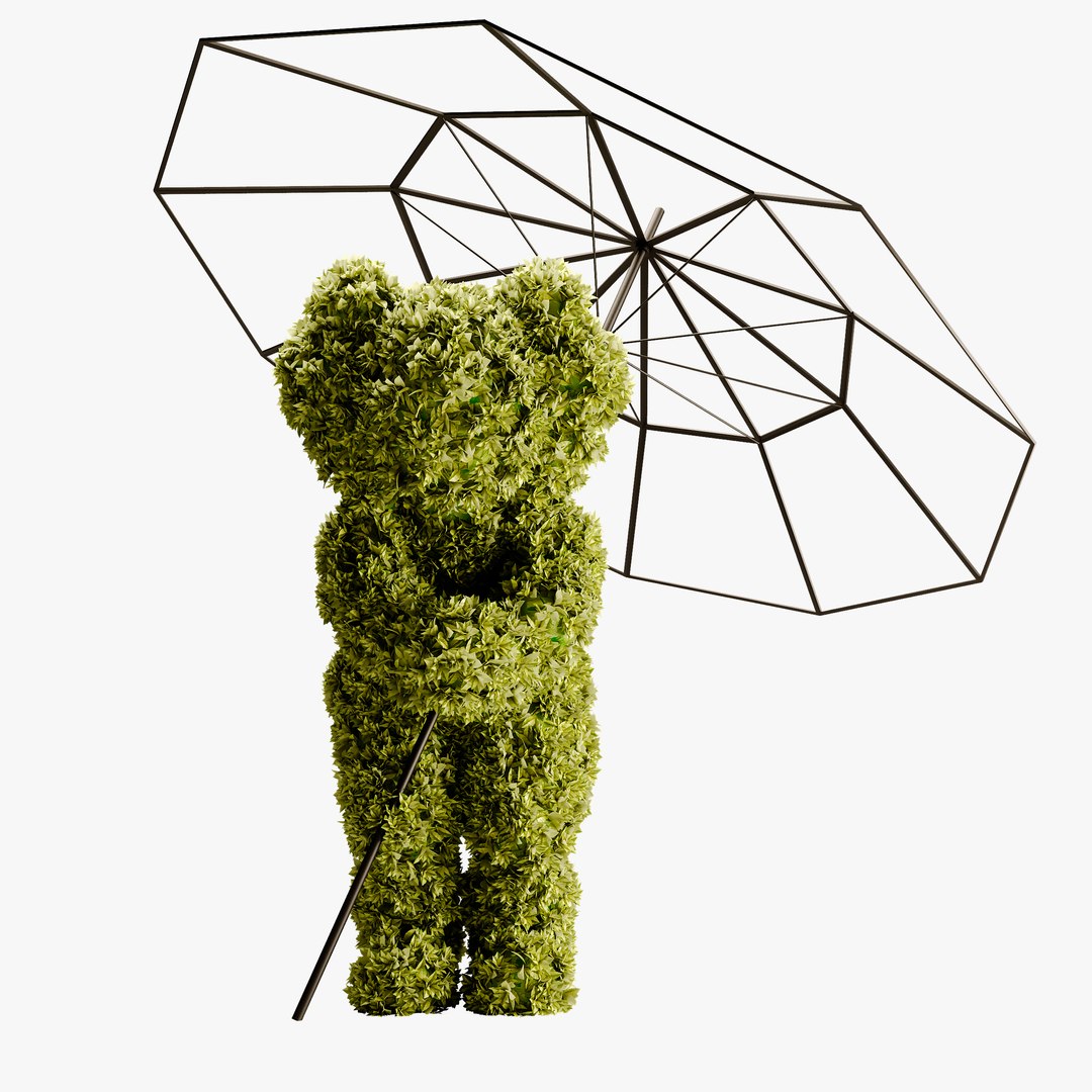 3D KAVS Bush Model - TurboSquid 1875507