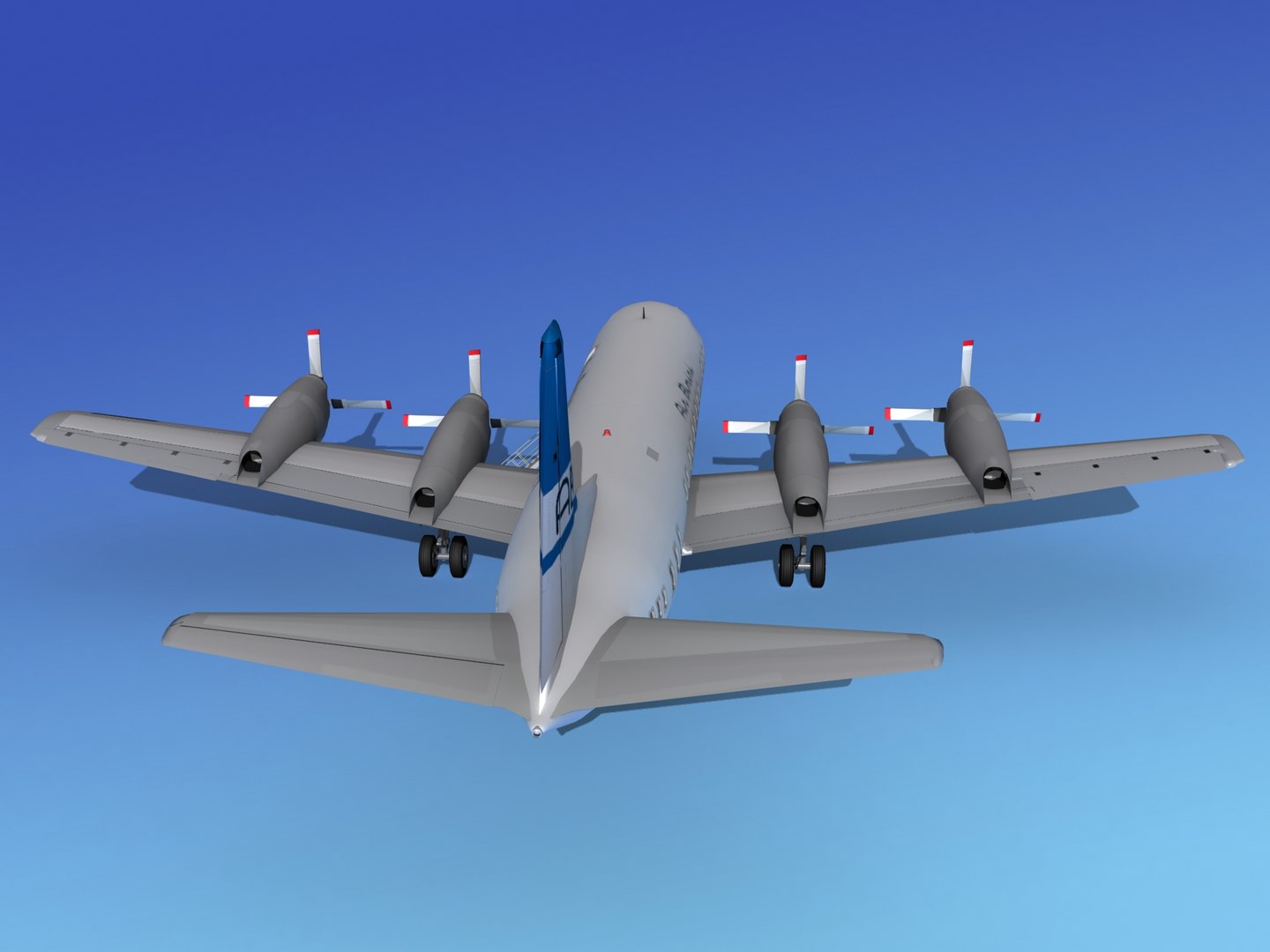 3d model propellers electra lockheed