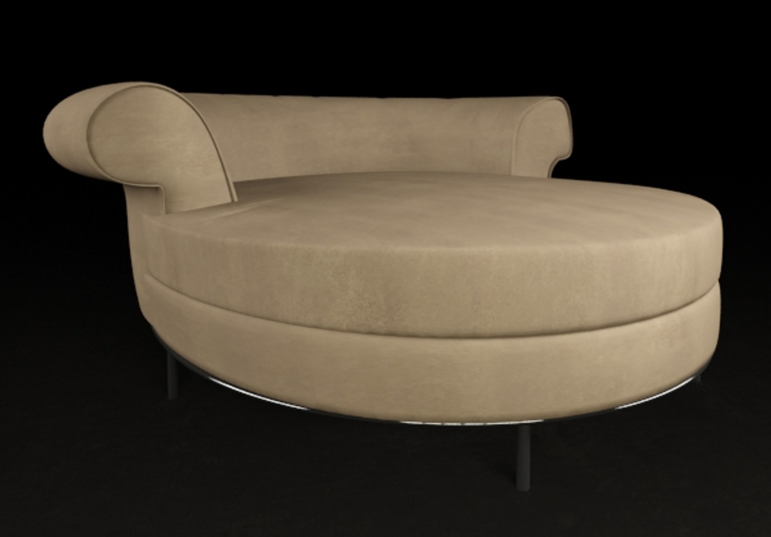3dsmax Sofa Modern Circular