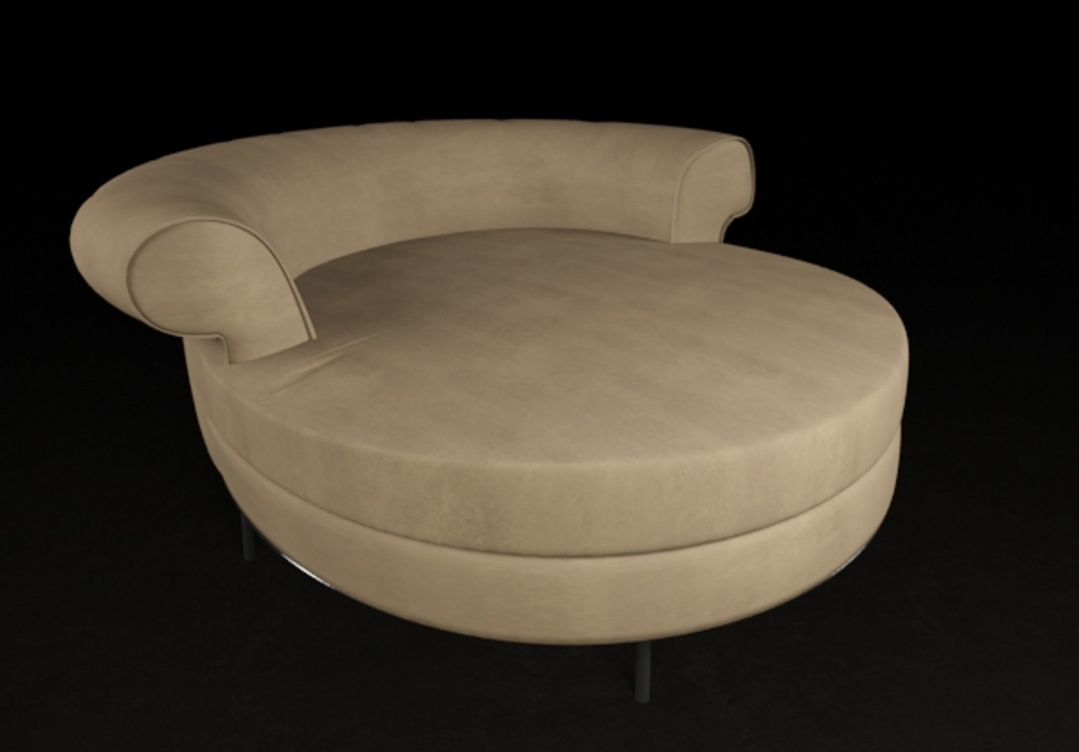 3dsmax Sofa Modern Circular