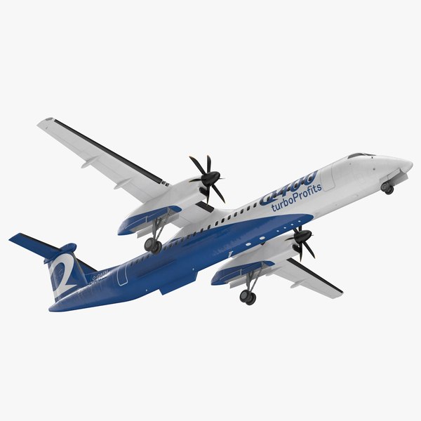 3D model bombardier q400 nextgen rigged - TurboSquid 1495443