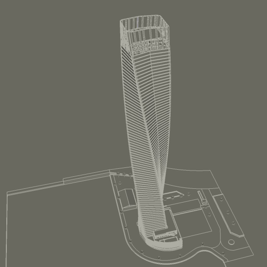 3d Model Cayan Tower