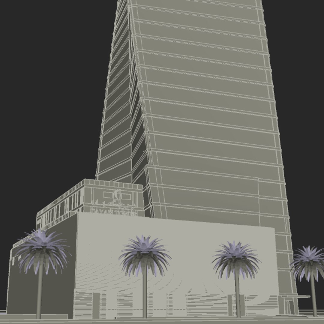 3d Model Cayan Tower