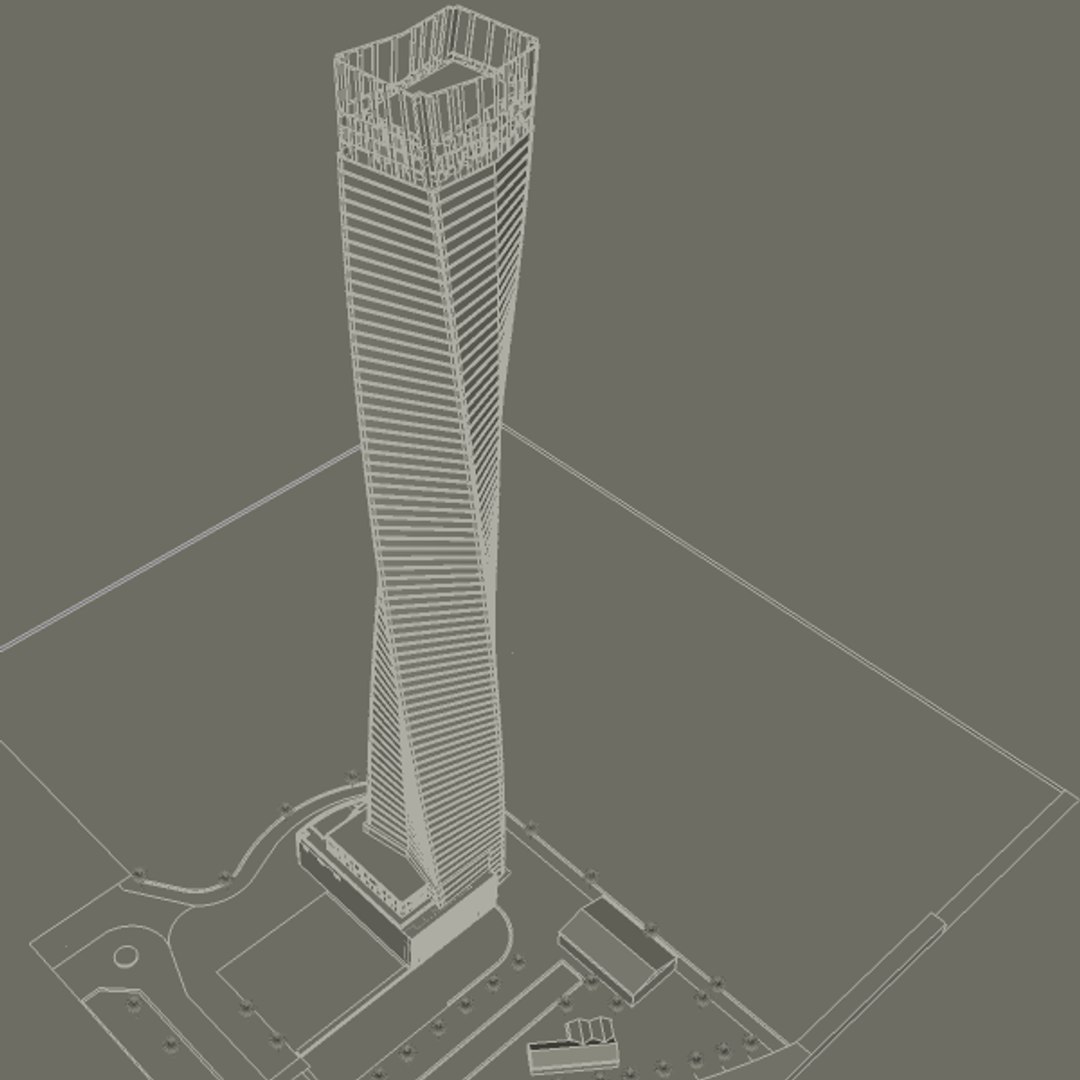3d Model Cayan Tower