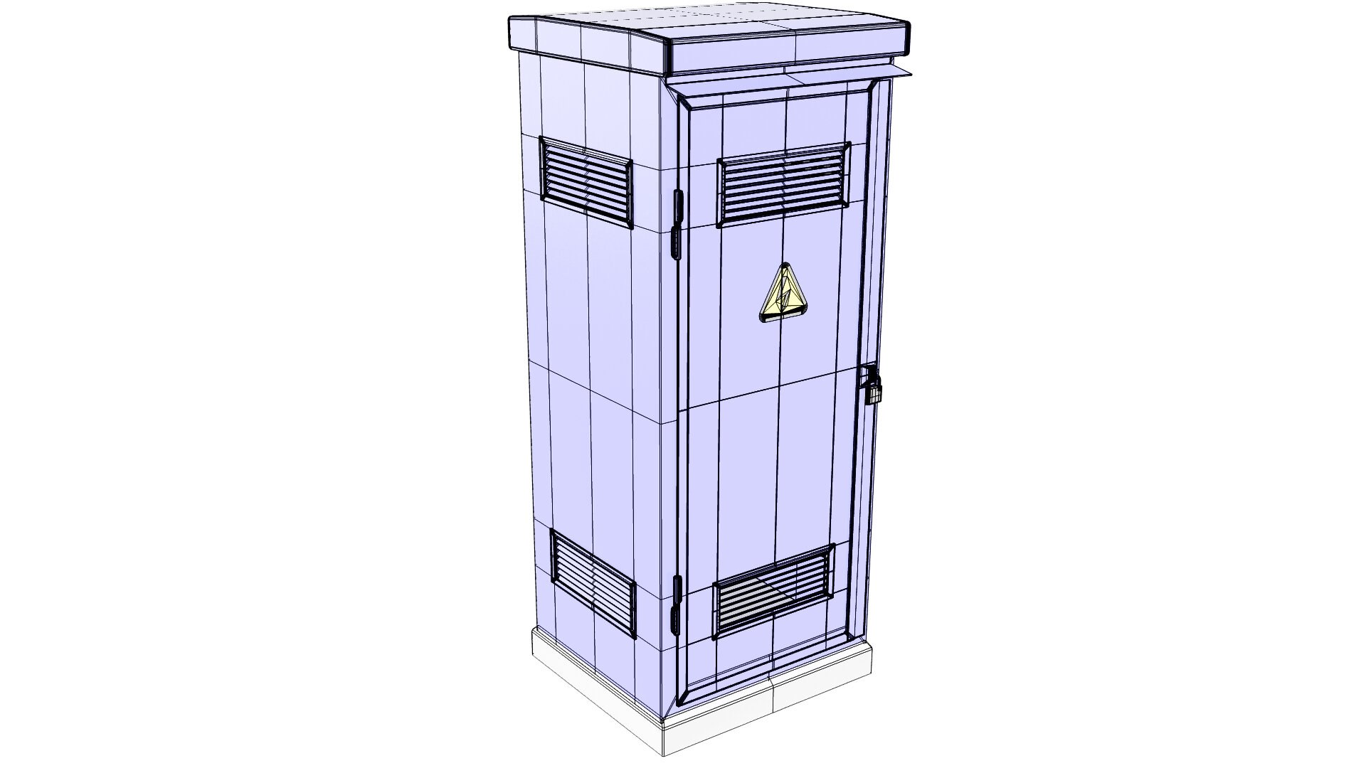 3D Outdoor Electrical Enclosure Cabinet 3D Model 33 - TurboSquid 1714397