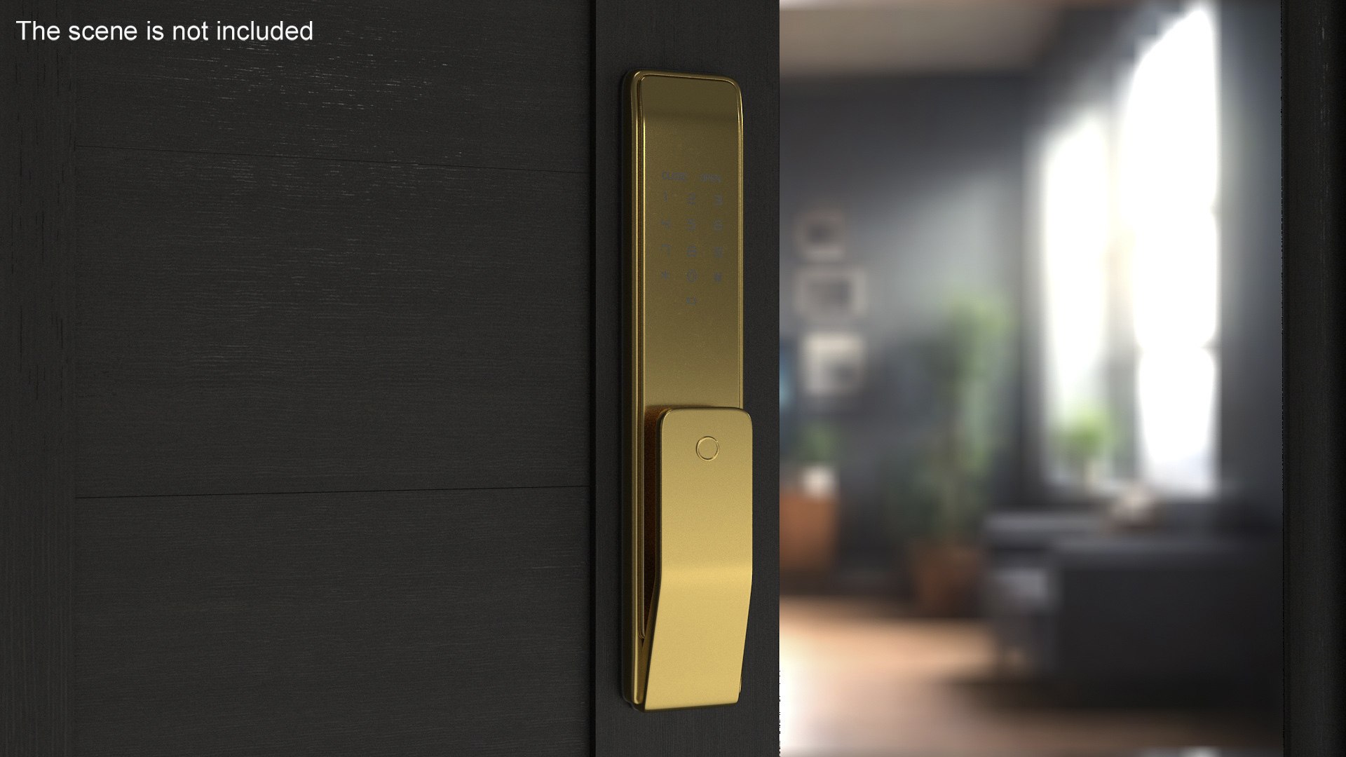 3D Smart Lock Gold Model - TurboSquid 2273889