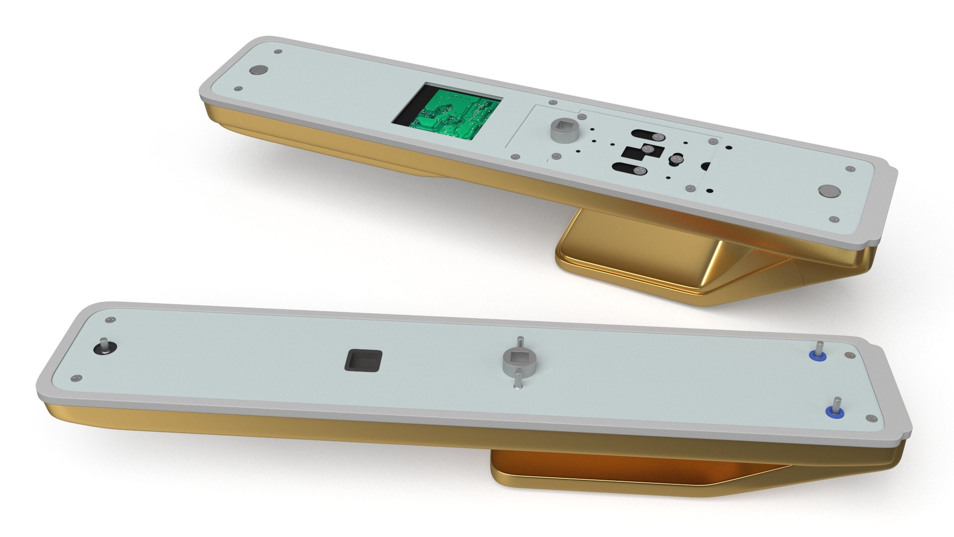 3D Smart Lock Gold Model - TurboSquid 2273889