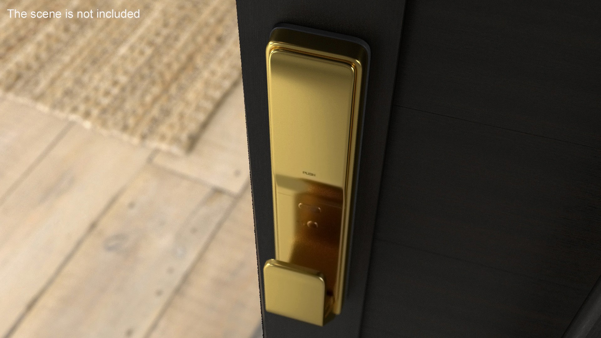 3D Smart Lock Gold Model - TurboSquid 2273889