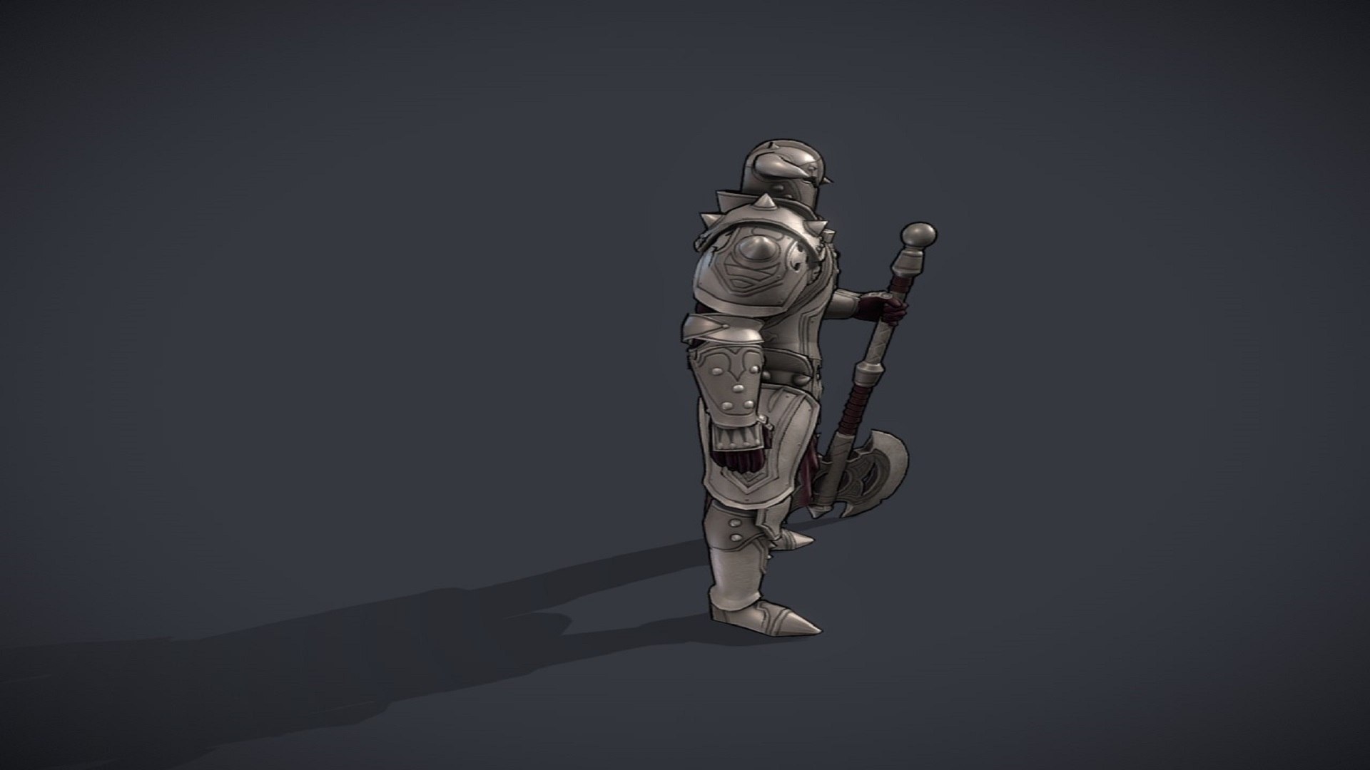 3D Model Bulky Knight - TurboSquid 1915499
