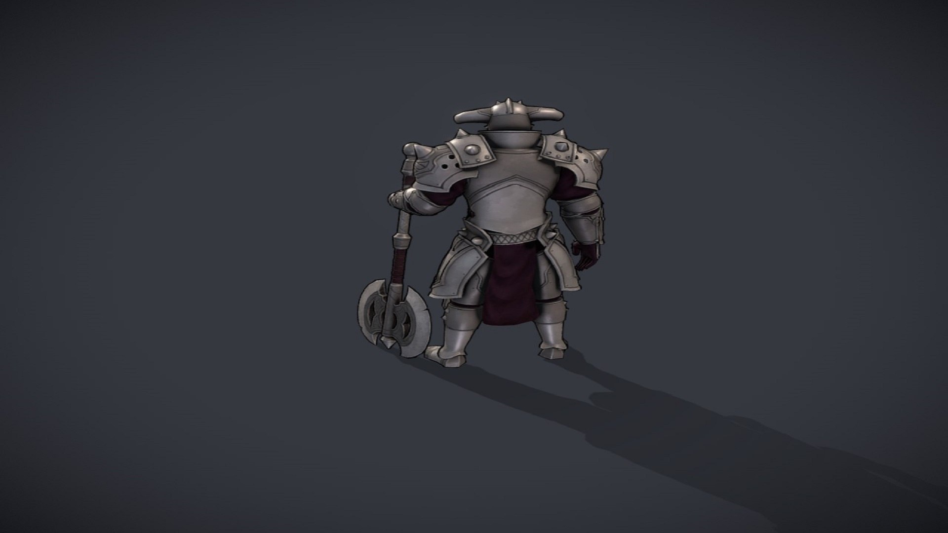 3D Model Bulky Knight - TurboSquid 1915499