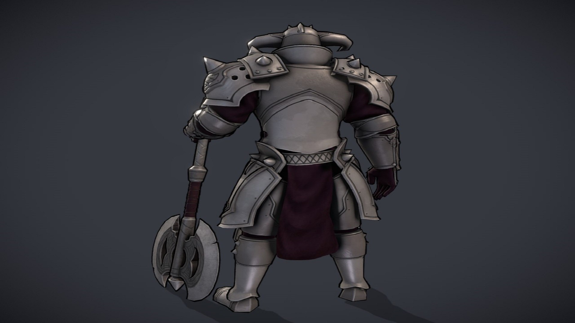 3D Model Bulky Knight - TurboSquid 1915499