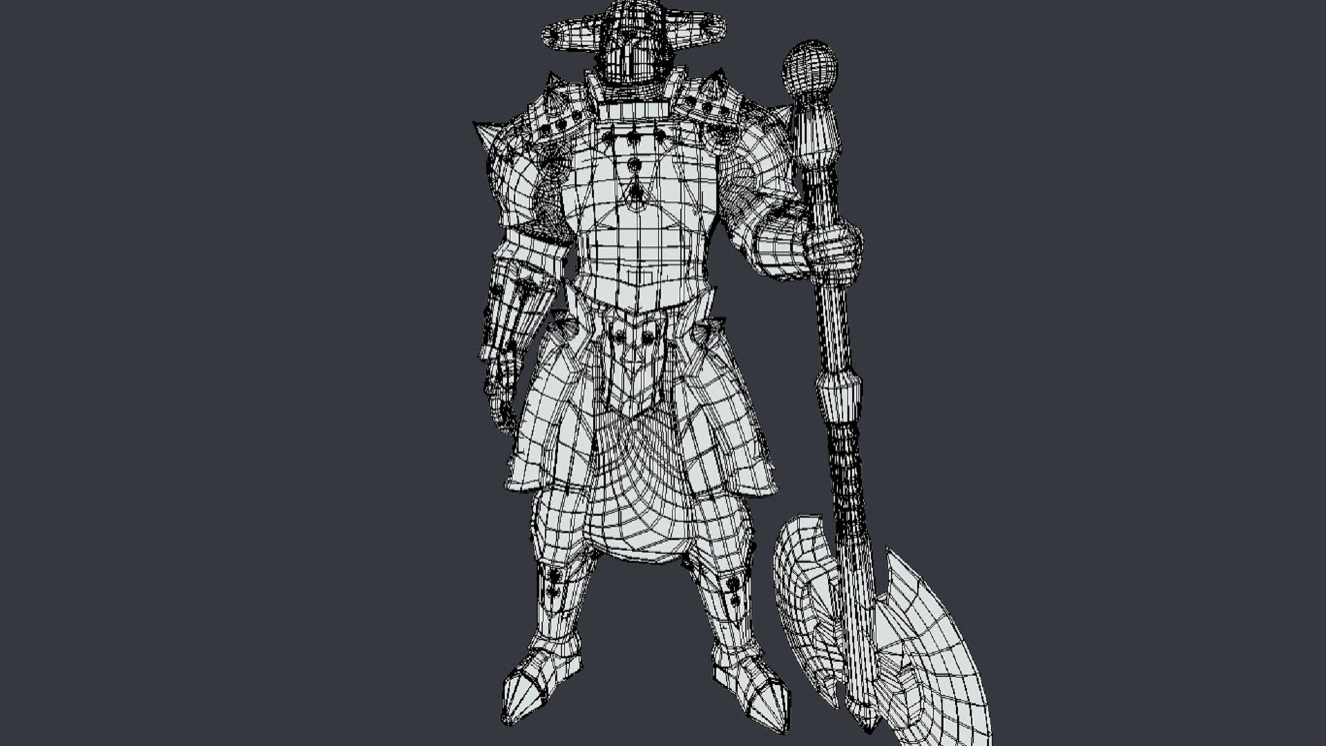 3D Model Bulky Knight - TurboSquid 1915499