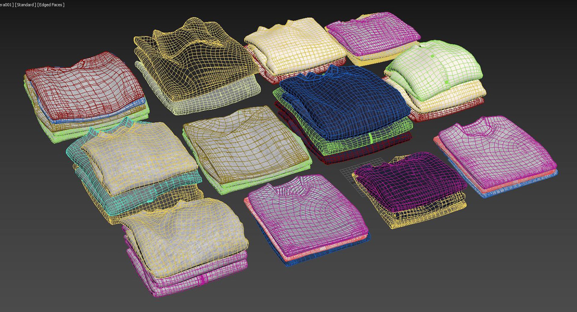 3D Realistic Folded Clothes - TurboSquid 1293566