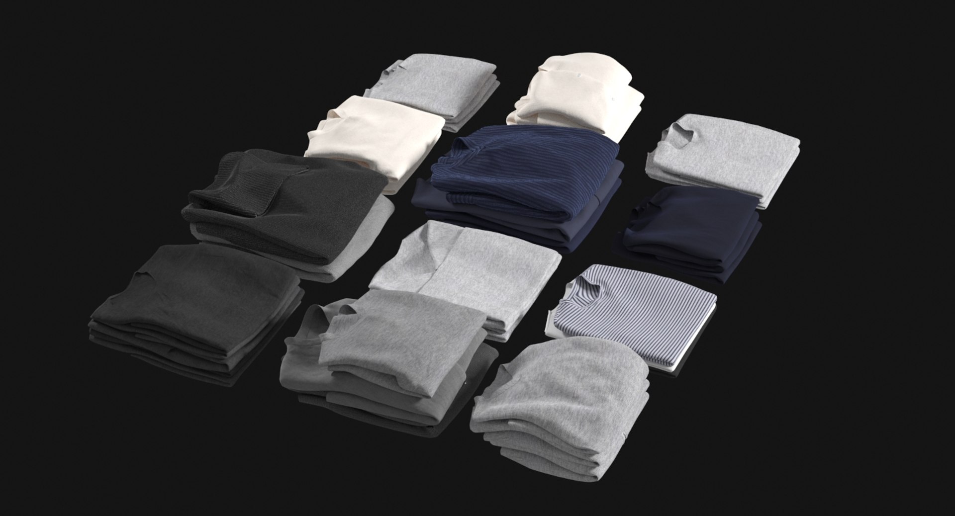 3D Realistic Folded Clothes - TurboSquid 1293566