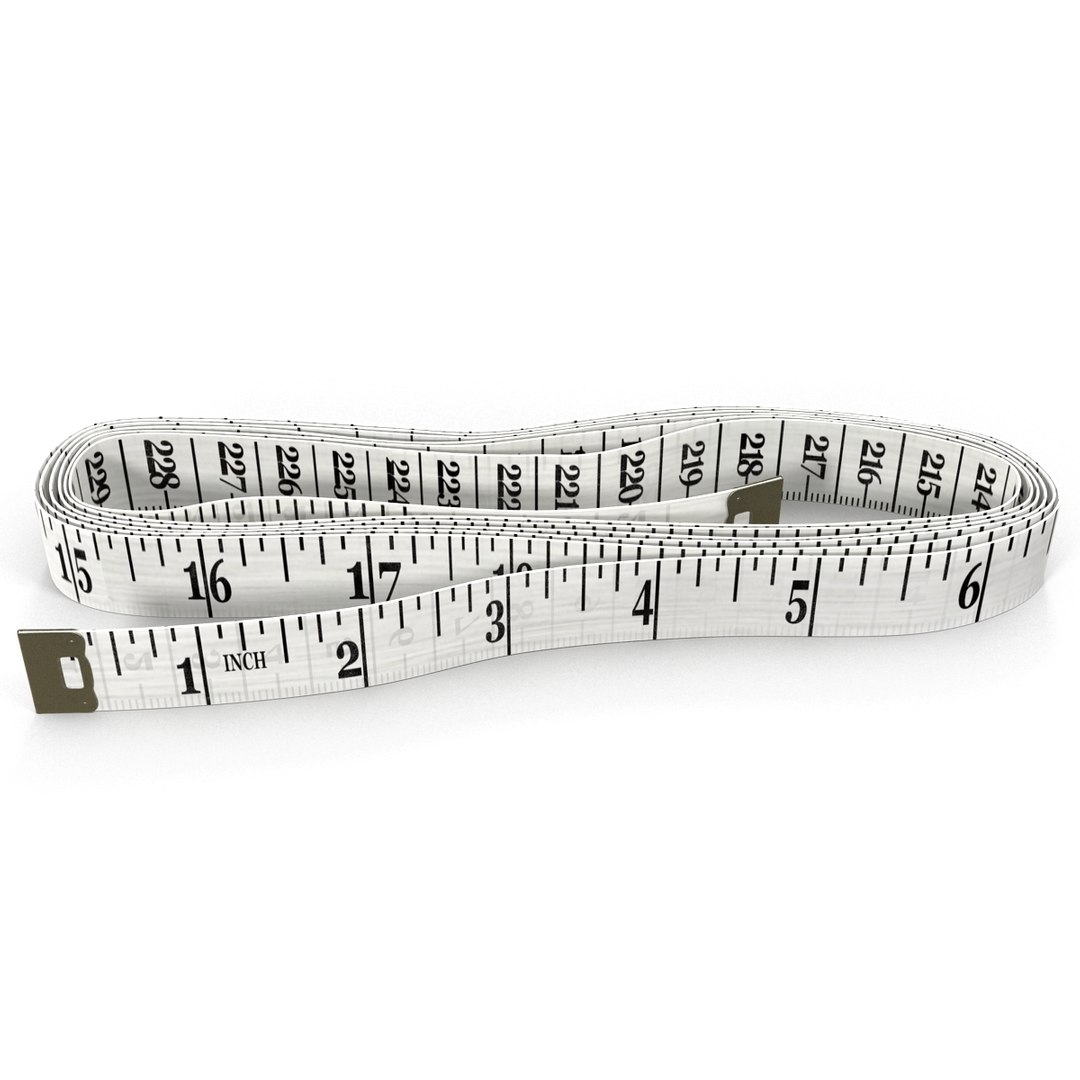 white tailor meter modeled 3d model