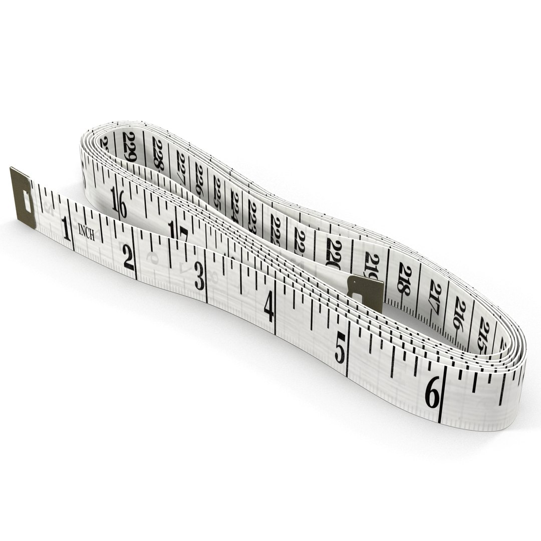 white tailor meter modeled 3d model