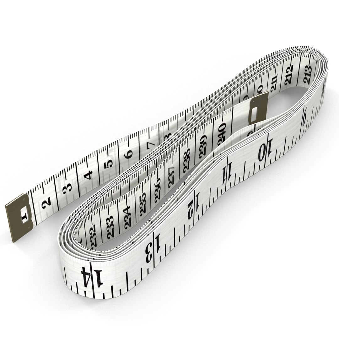 white tailor meter modeled 3d model