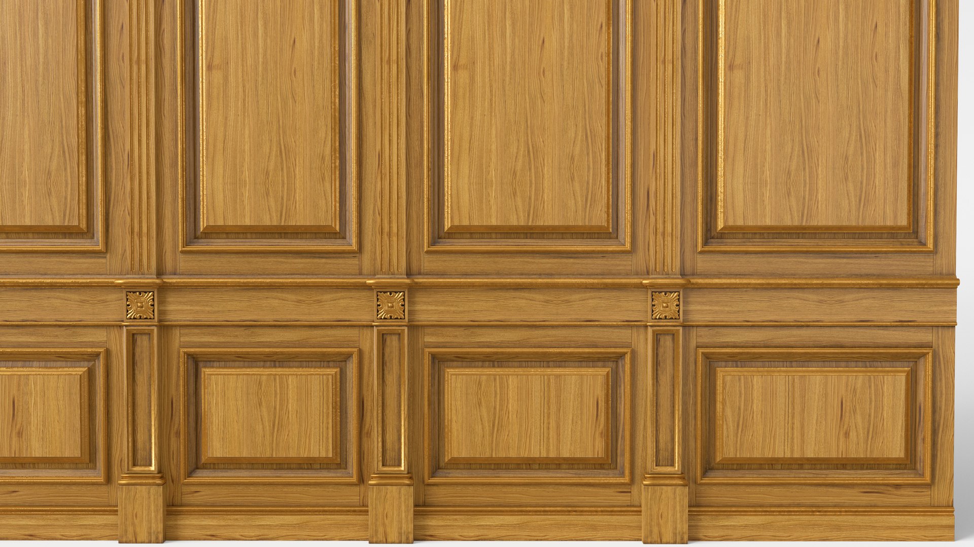 Wooden panels wood wall 3D model - TurboSquid 1544337