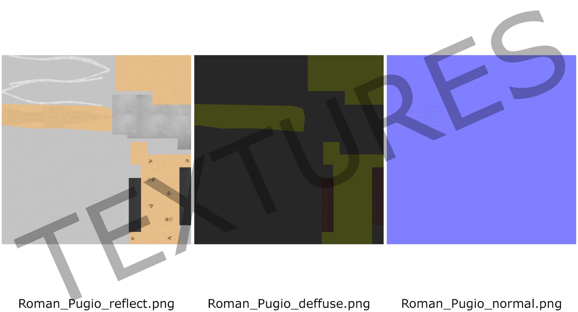 Roman Pugio Dagger 3d Model