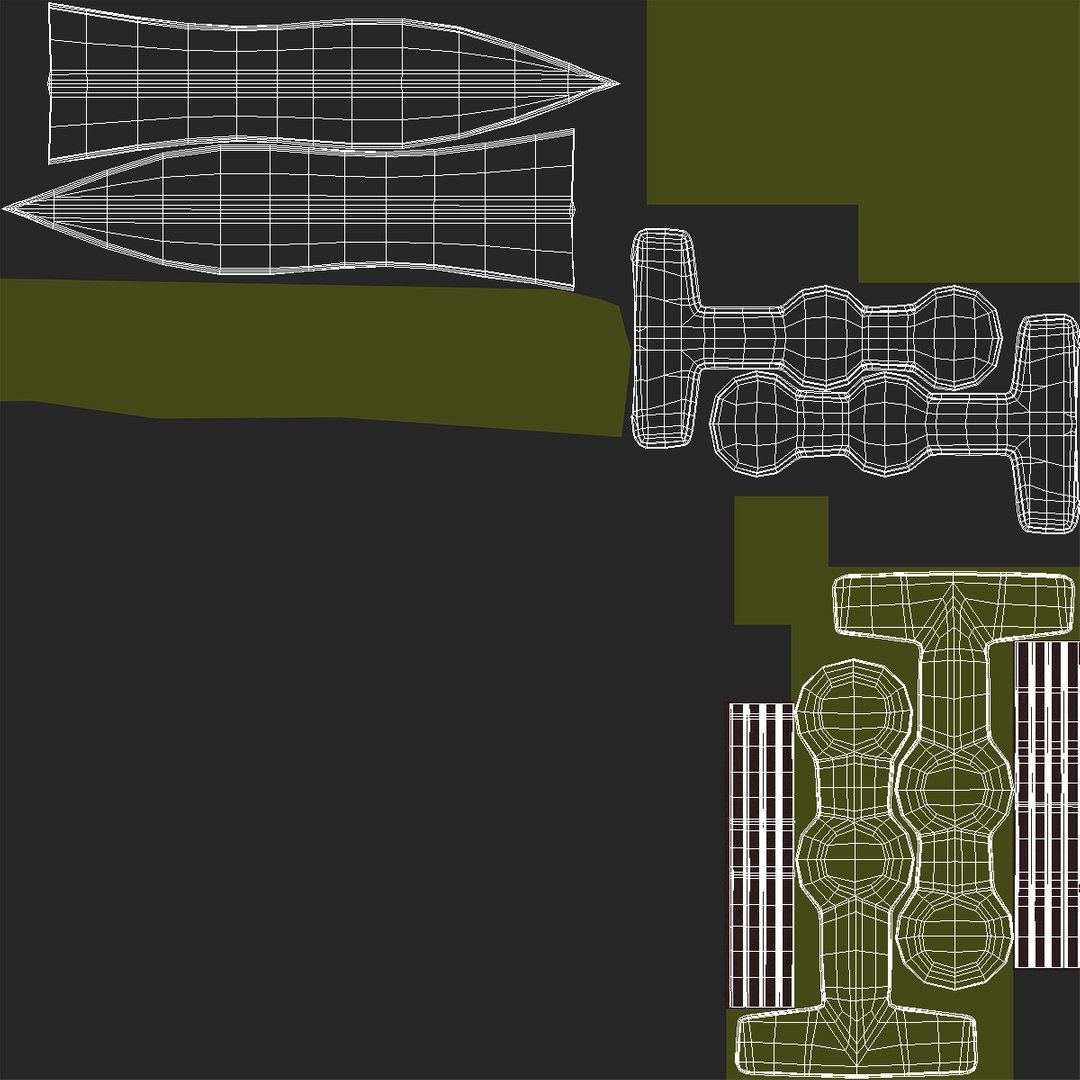 Roman Pugio Dagger 3d Model