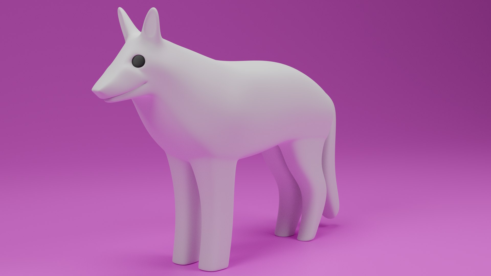 3D Cartoon German Shepherd Dog - TurboSquid 2095432