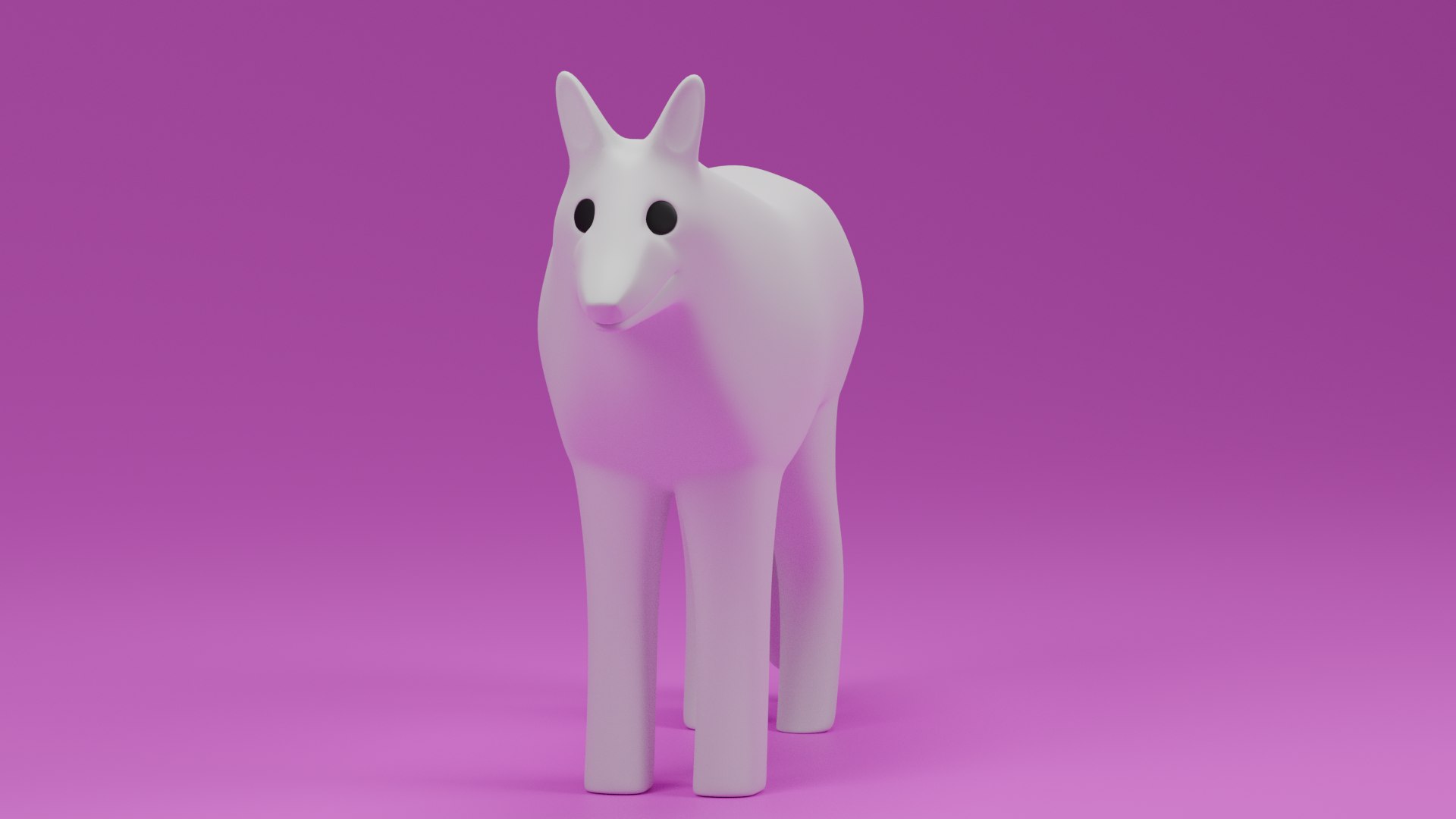 3D Cartoon German Shepherd Dog - TurboSquid 2095432