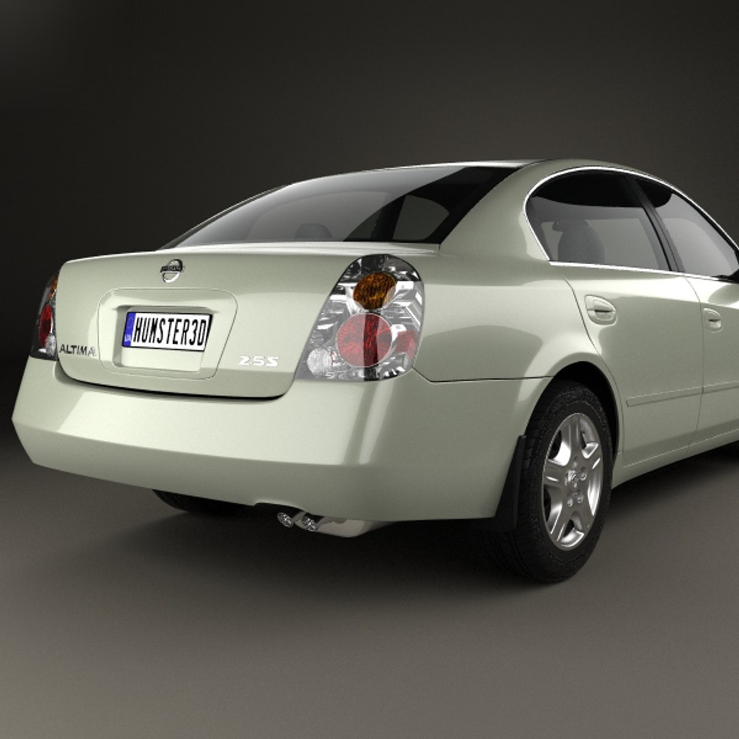 Nissan Altima 2002 Model - TurboSquid 1324595