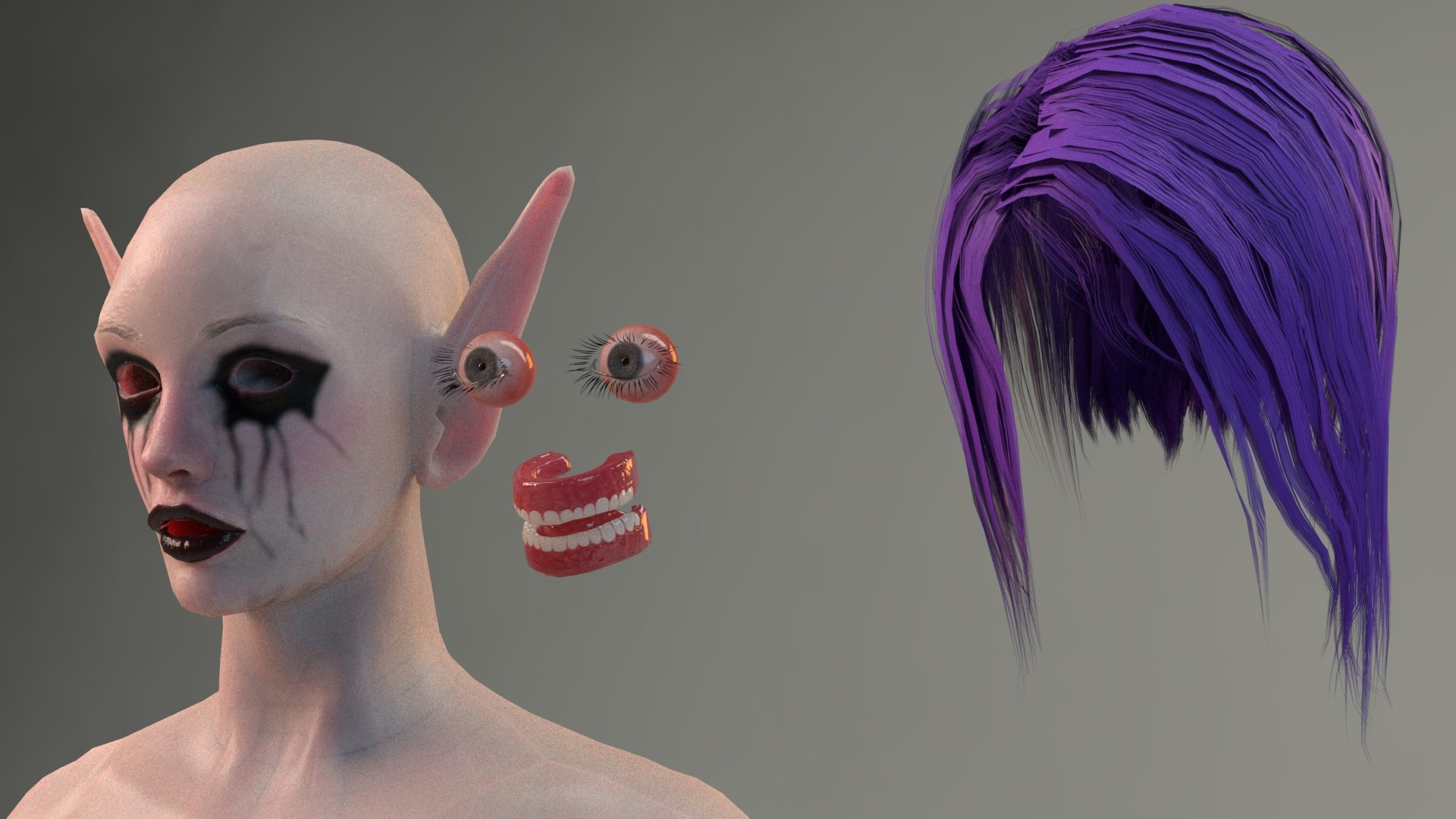 Elf Female Body Set 3D - TurboSquid 1731030