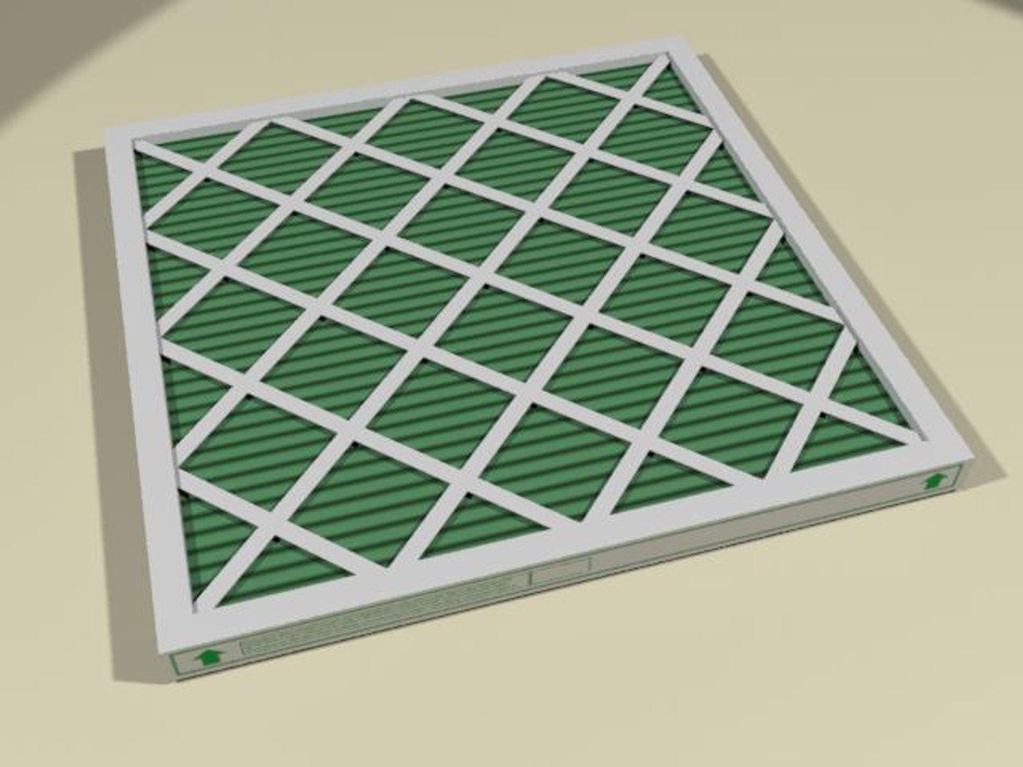 Standard Air Filter 3d Fbx