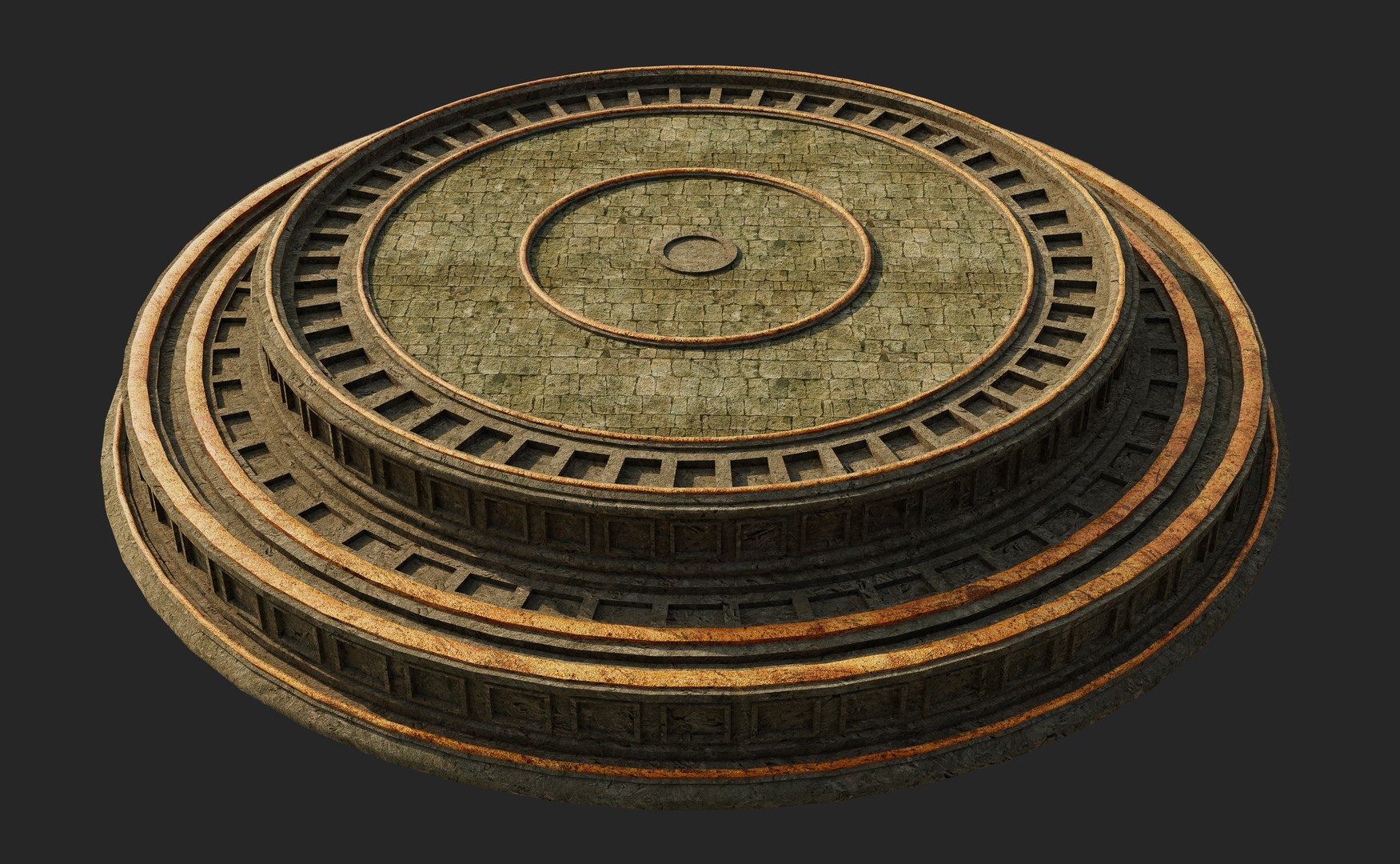 Free 3D Ancient Podium Model - TurboSquid 1925586