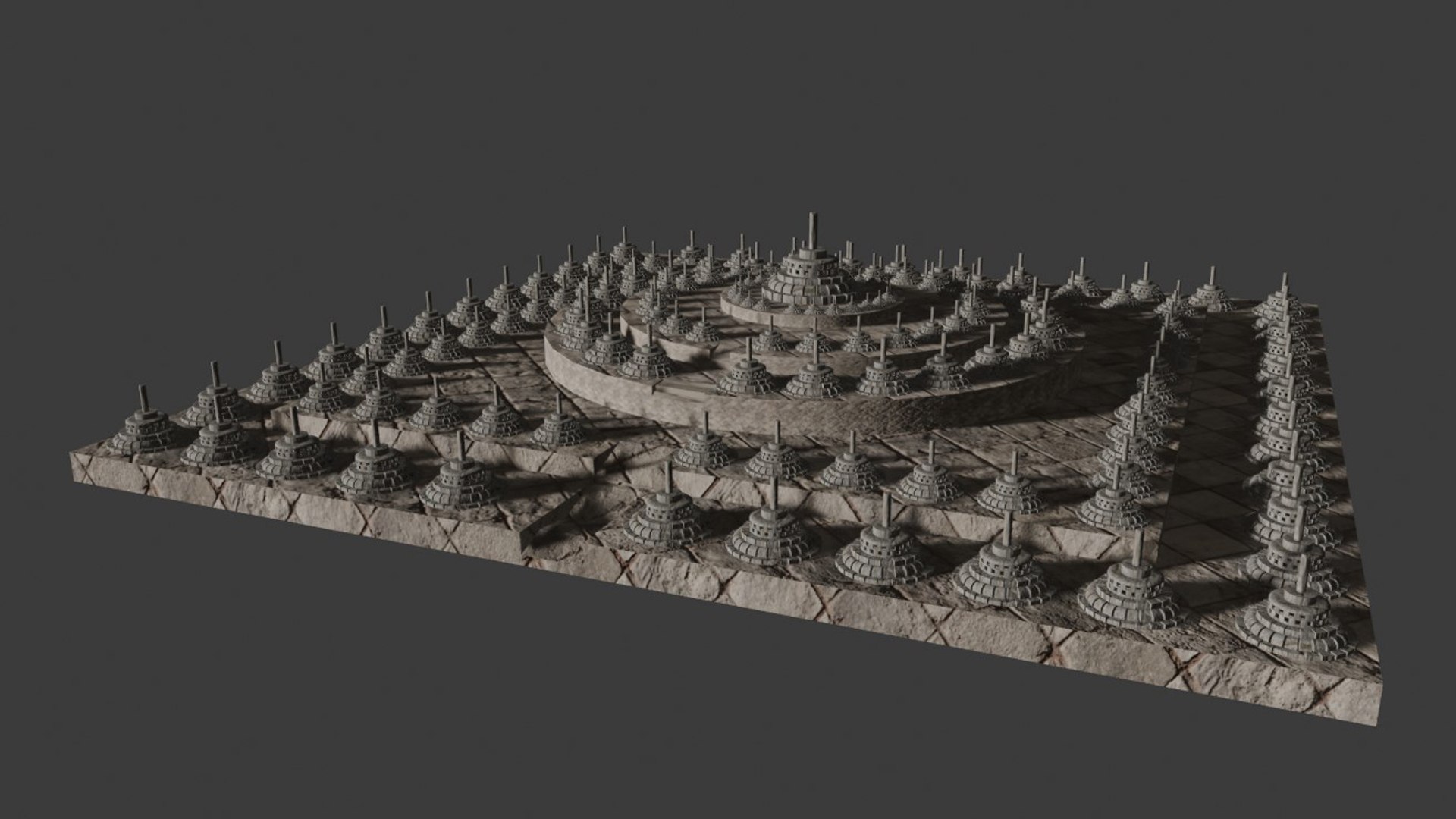 Borobudur Temple Candi Borobudur 3D Model - TurboSquid 2242143