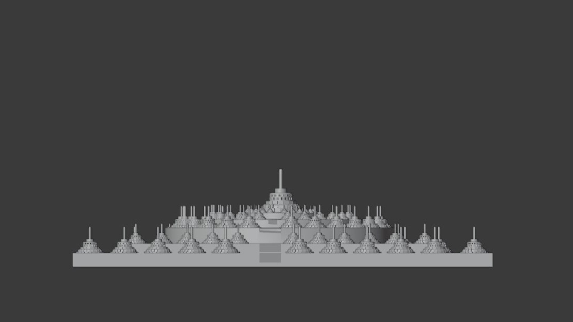 Borobudur Temple Candi Borobudur 3D Model - TurboSquid 2242143