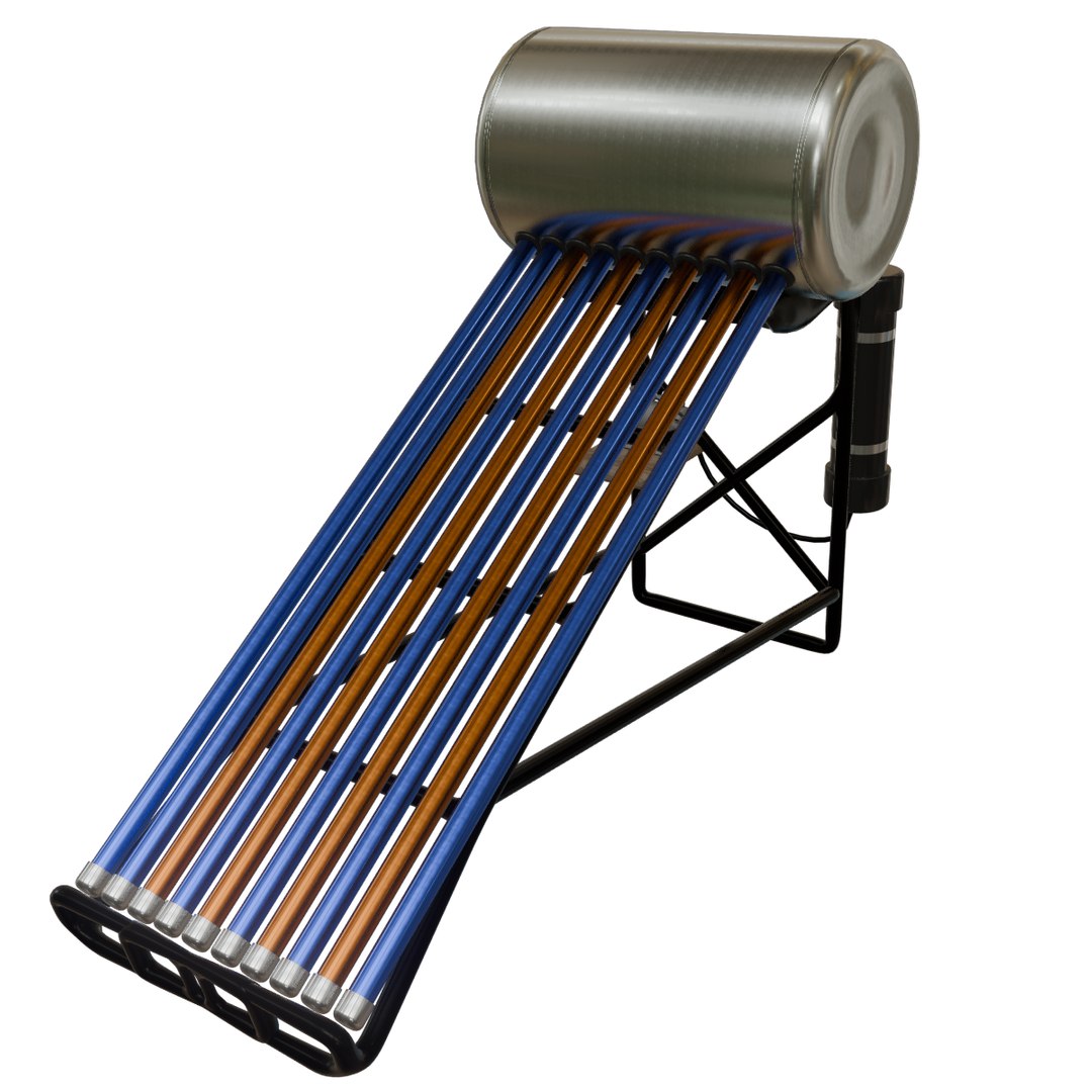 3D Solar Heater Model - TurboSquid 2213988