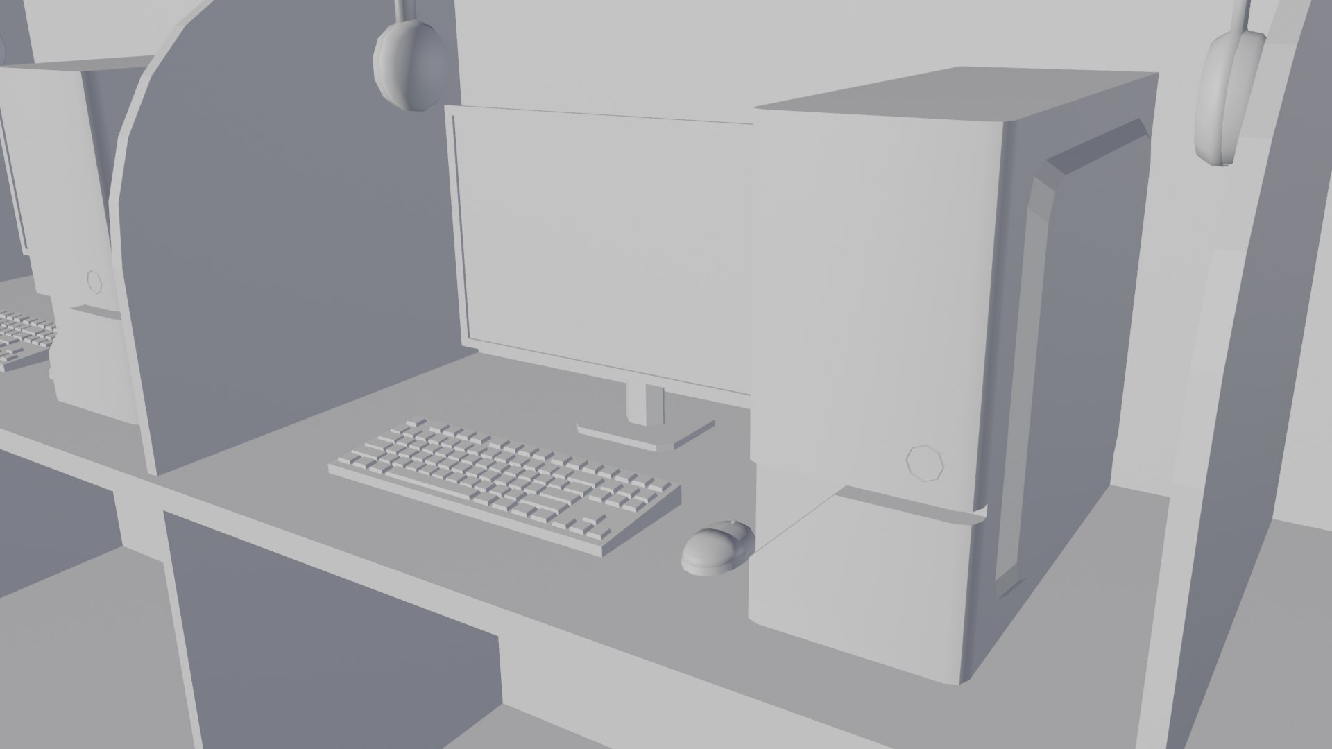 VR Internet Cafe 3D Model - TurboSquid 2152053