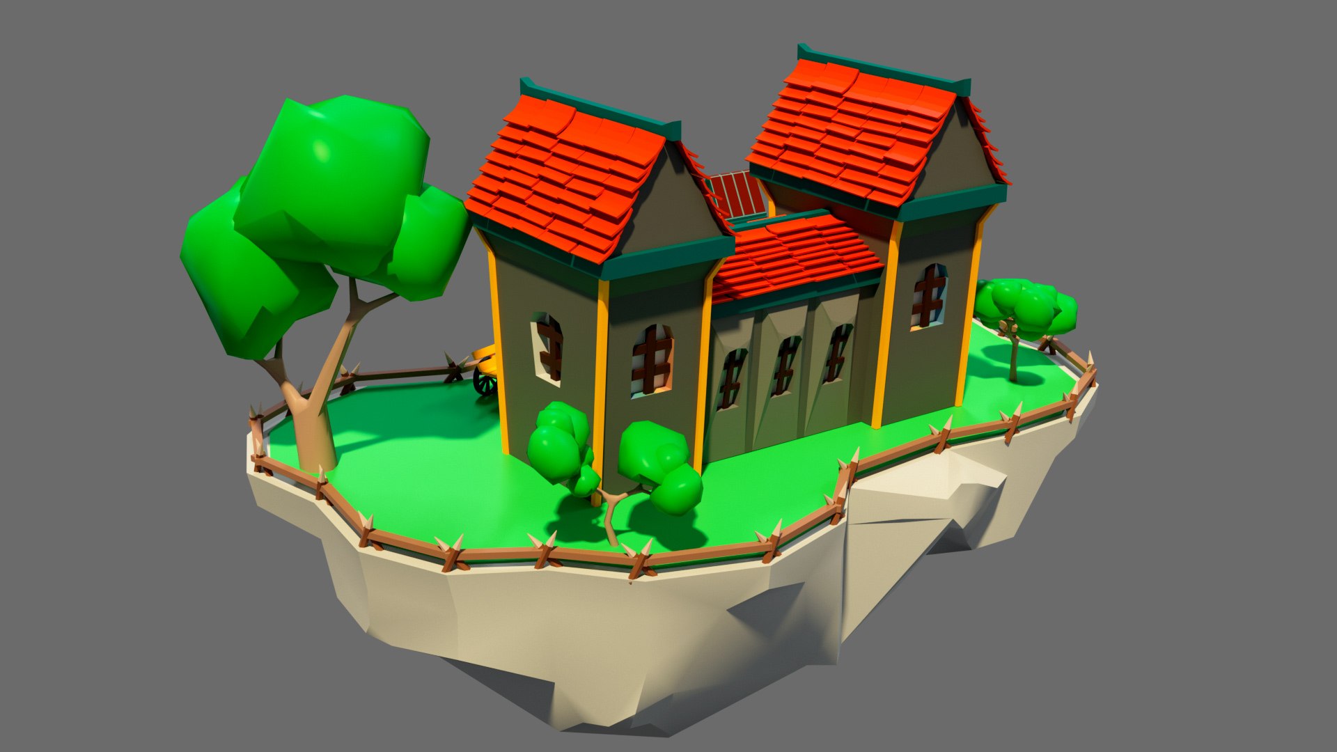 Island 4 Model - TurboSquid 1951889