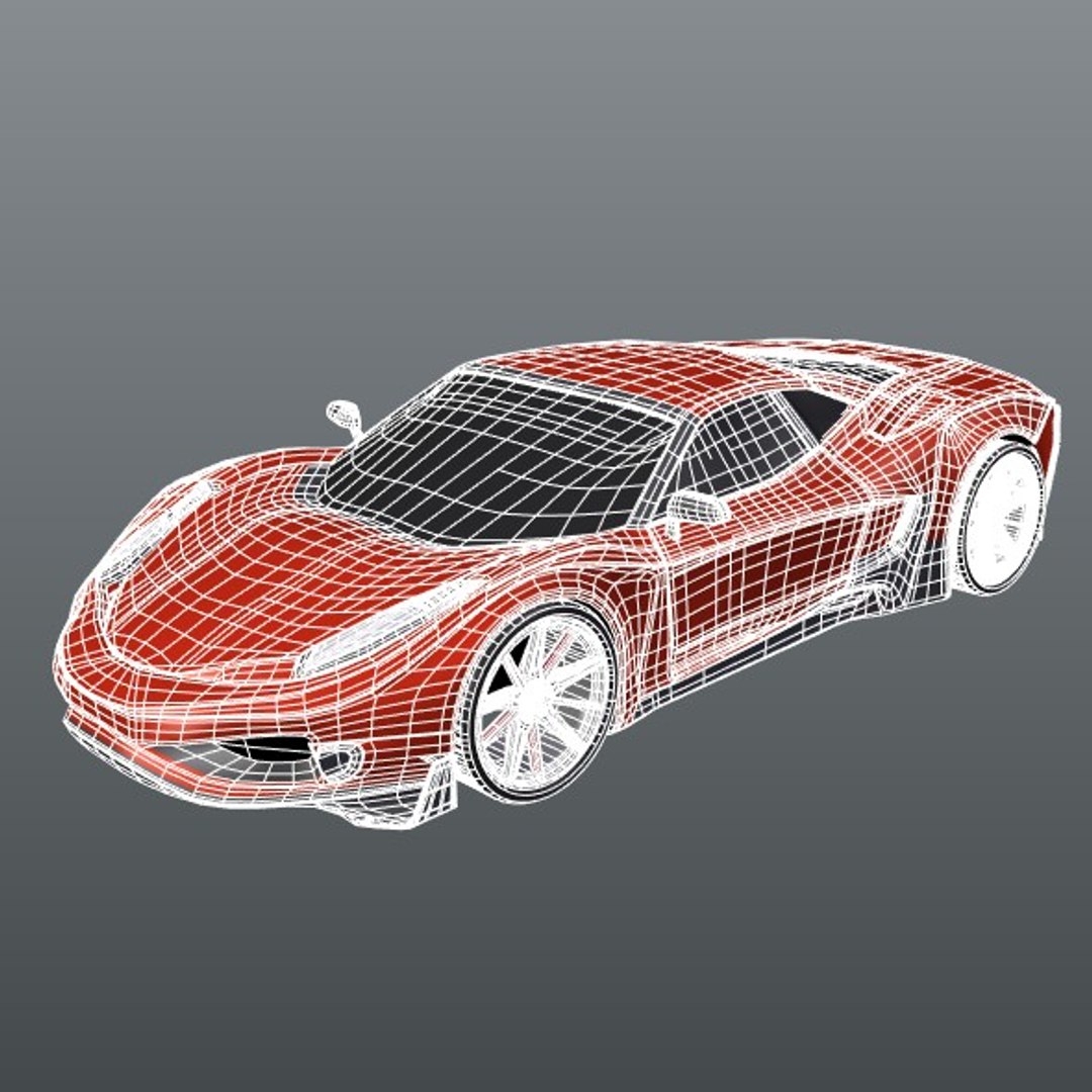 3D Generic Supercar Model - TurboSquid 1338607