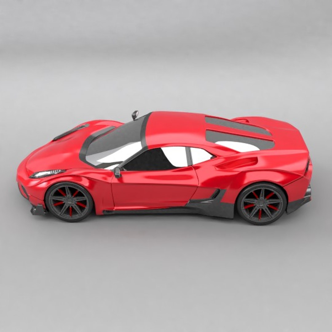 3D Generic Supercar Model - TurboSquid 1338607