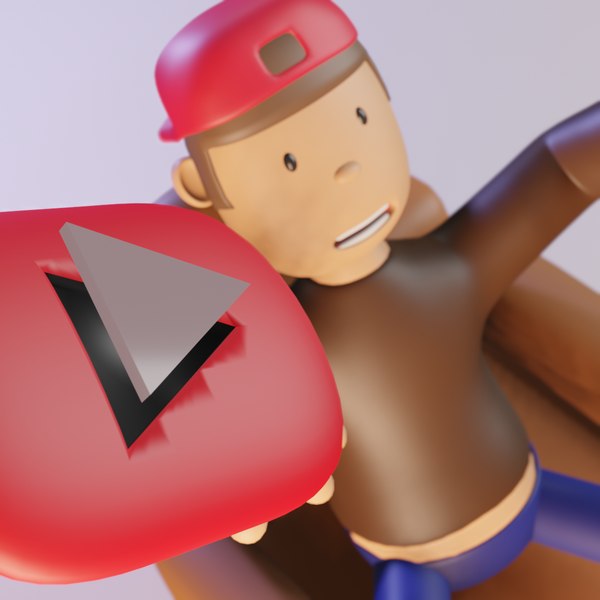 3D model Low poly character FK rig Father and Son Dude FK rig Bear PBR ...