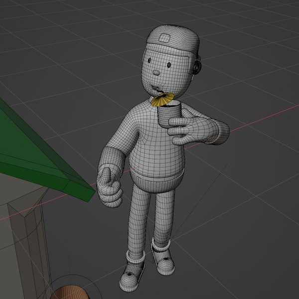 3D model Low poly character FK rig Father and Son Dude FK rig Bear PBR ...