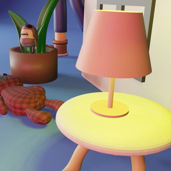 3D model Low poly character FK rig Father and Son Dude FK rig Bear PBR ...
