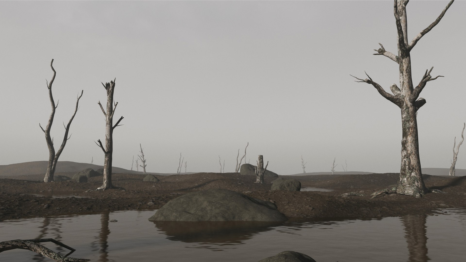 Dead Landscape 3D Model - TurboSquid 1839758