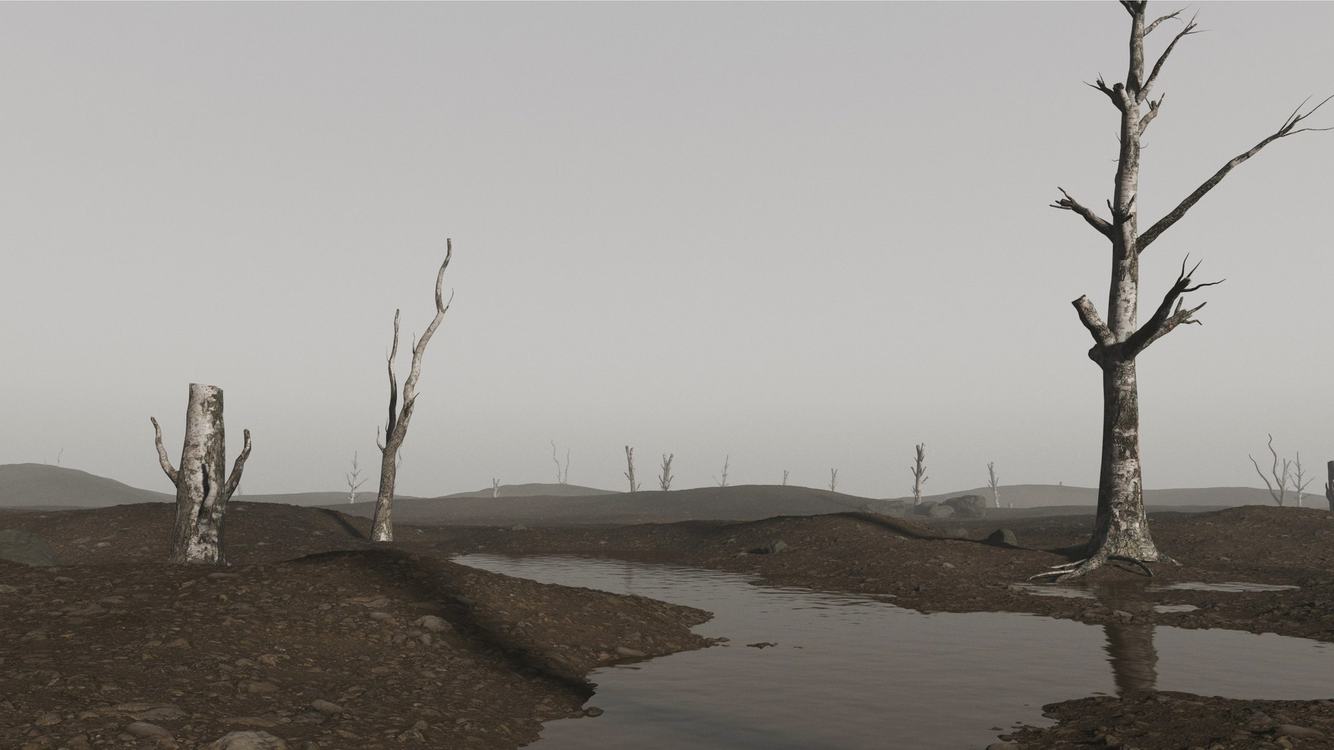 Dead Landscape 3D Model - TurboSquid 1839758