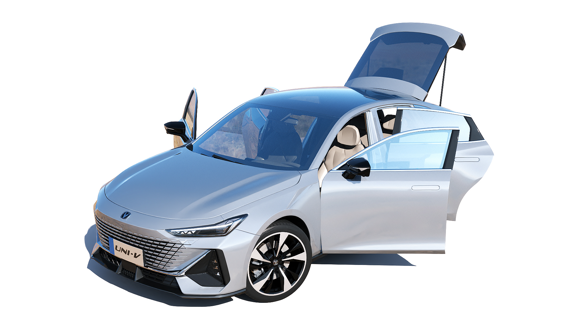 ChangAn UNI-V 2023 3D Model - TurboSquid 2052678